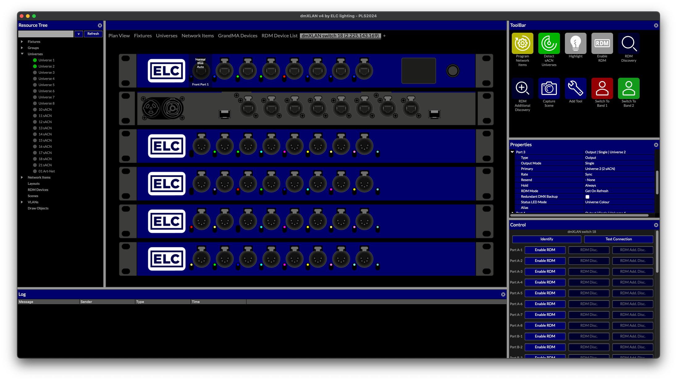 dmXLAN v4 - ELC Lighting products